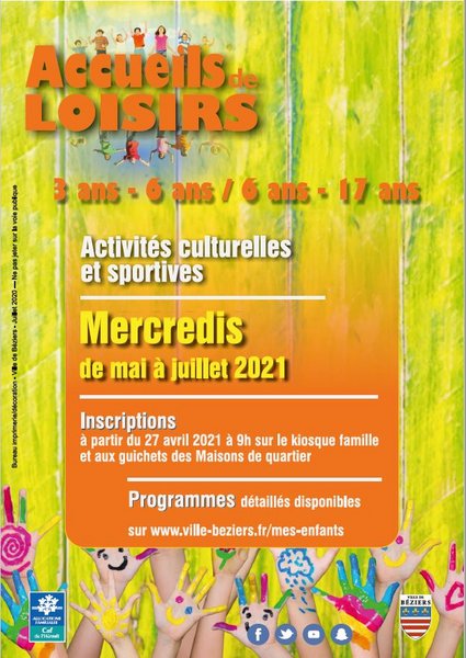 Les accueils de loisirs : les mercredis Les accueils de loisirs : les mercredis